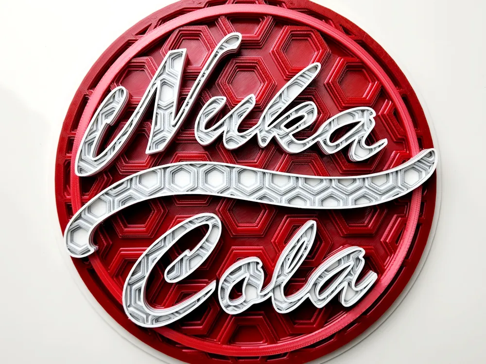 Fallout Nuka Cola Dimensional Mosaic - Free 3D Print Model - MakerWorld