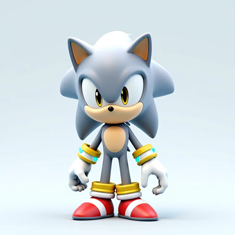 Silver the Hedgehog by WindRustler MakerWorld: Download Free 3D Models