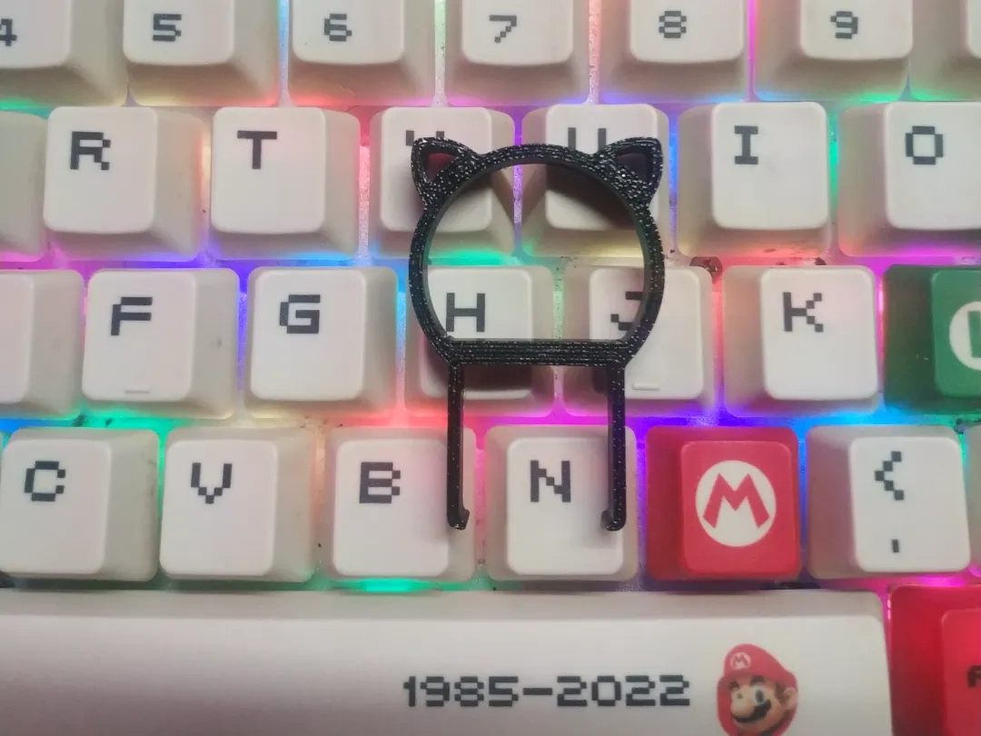 Keycap puller with cute cat ears Kitty design Useful, beautiful and ...