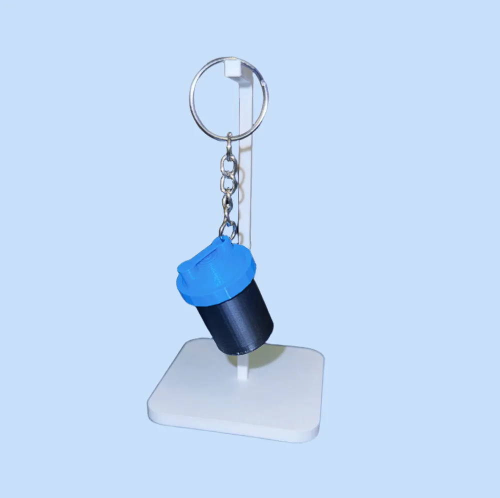 Mini Llavero Agitador de Proteínas (V2) - Modelo de impresión 3D ...