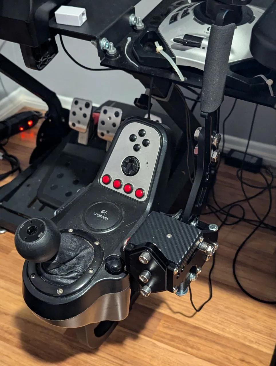 Ebay Handbrake Adapter for Sim Racing Mount by SpicyRoll - MakerWorld