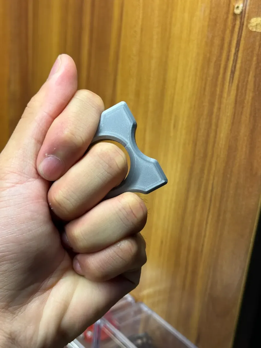 Four-Cornered Brass Knuckles Self-Defense Weapon Mini EDC by 不是卿云 ...