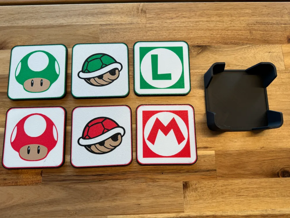 Super Mario - Coaster Collection #1 by Canadian Gamer - MakerWorld