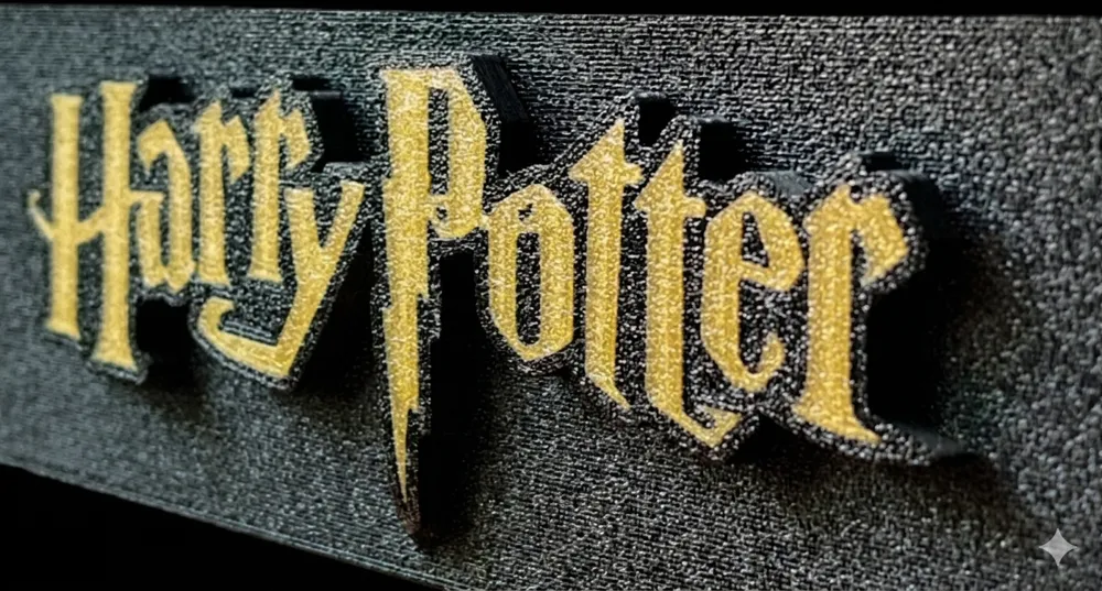 Harry Potter Logo - Optimized for Textured Plate - Free 3D Print Model ...