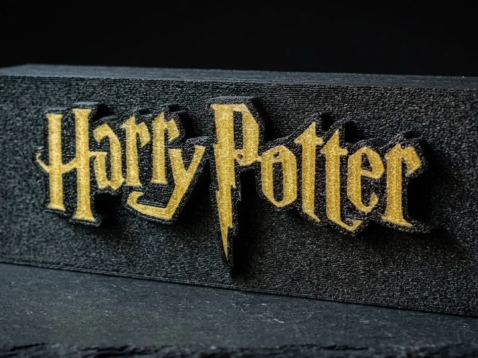 Harry Potter Logo - Optimized for Textured Plate - Free 3D Print Model ...