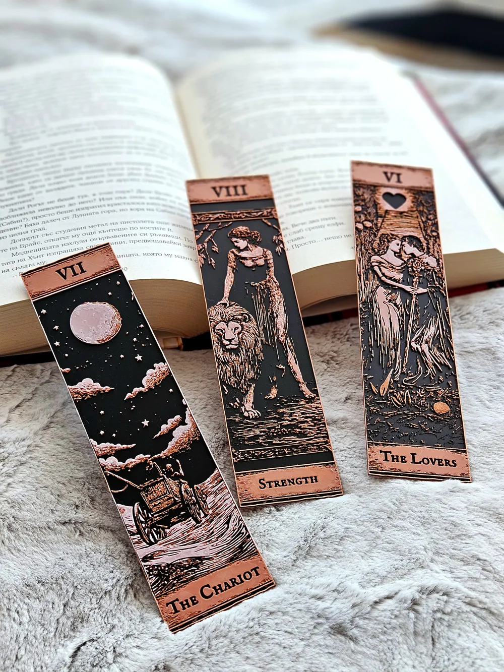 Tarot Bookmarks - (Set 3 Major Arcana) - Free 3D Print Model - MakerWorld