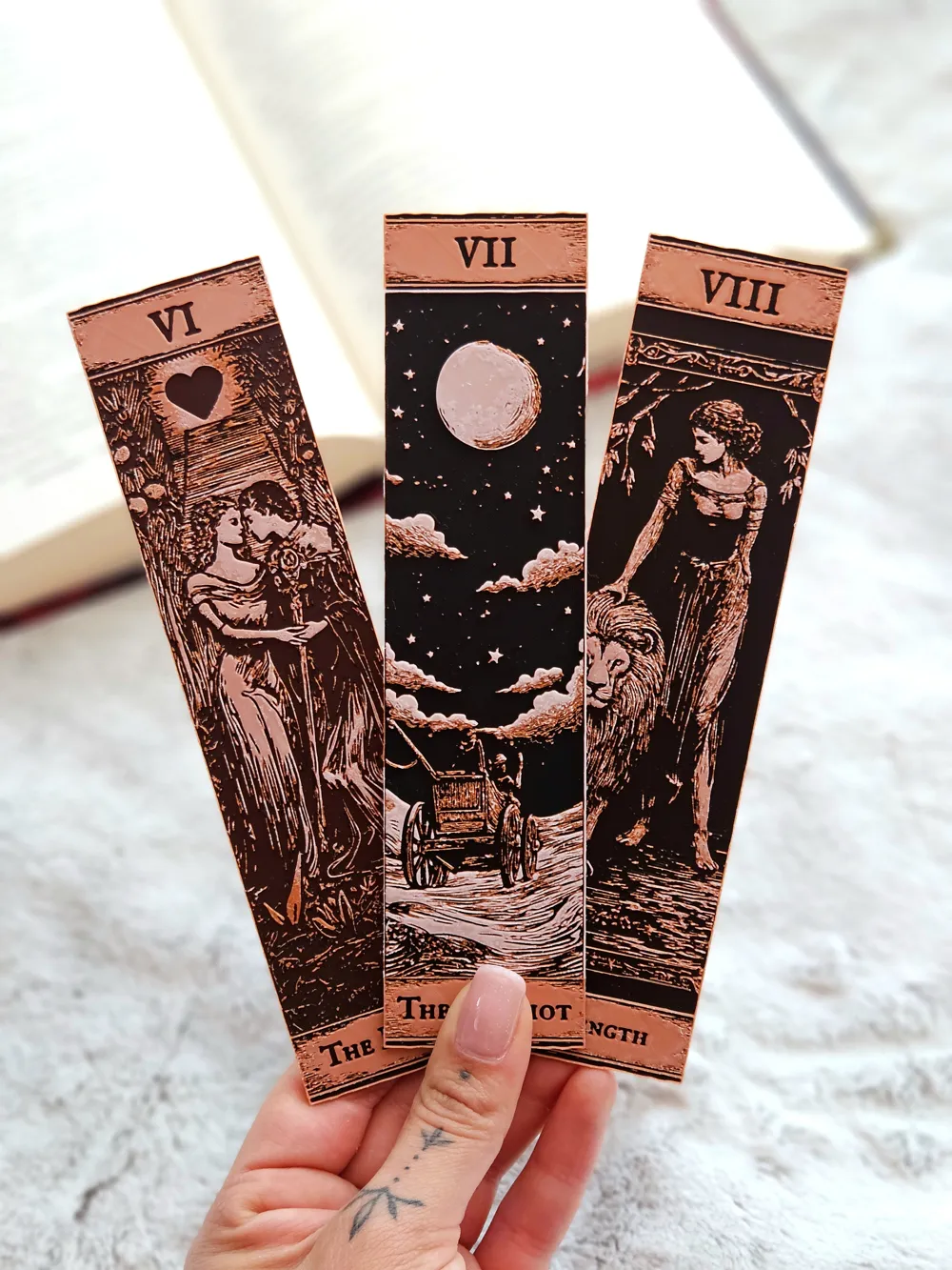 Tarot Bookmarks - (Set 3 Major Arcana) by C3D MakerWorld: Download Free 3D Models