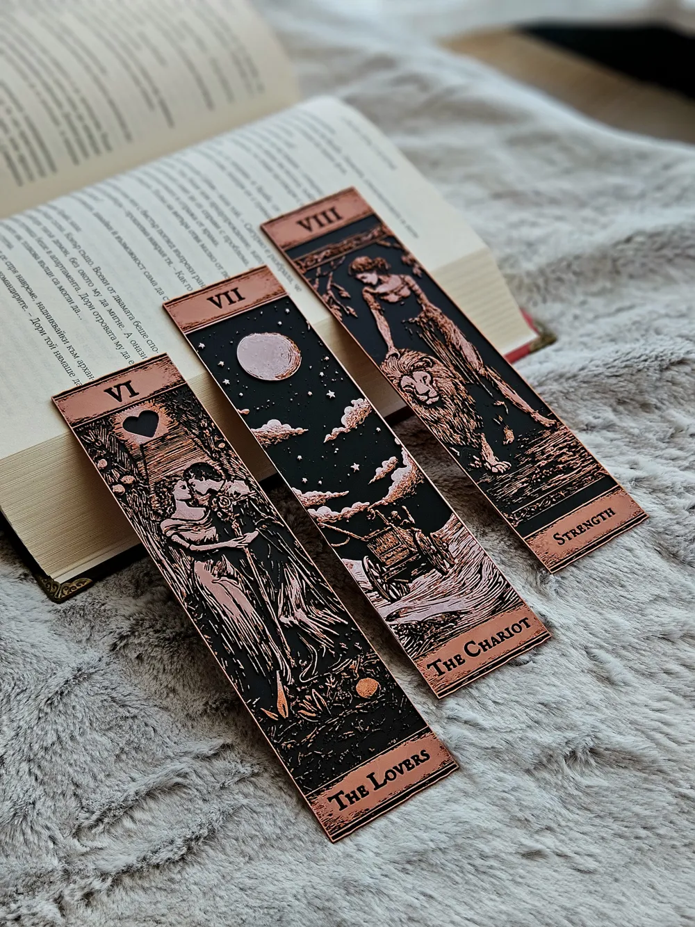 Tarot Bookmarks - (Set 3 Major Arcana) - Free 3D Print Model - MakerWorld