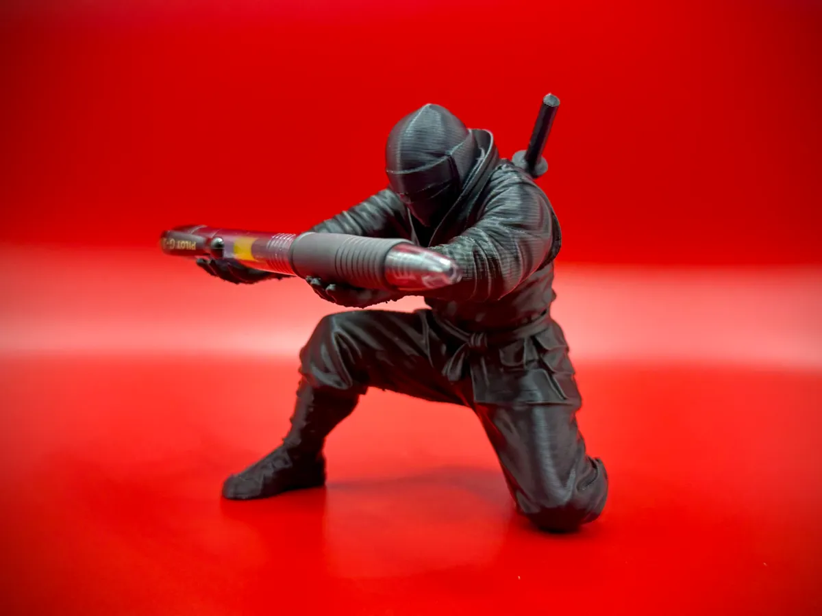 Ninja Pen Holder - Custom Desk Decoration! - Free 3D Print Model ...