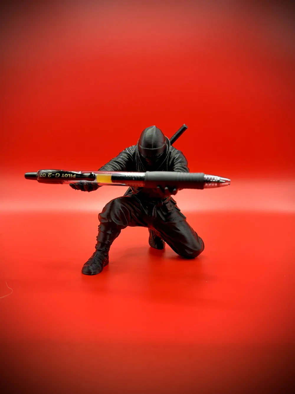 Ninja Pen Holder - Custom Desk Decoration! - Free 3D Print Model ...