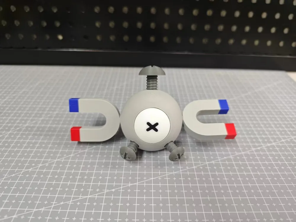 Magnemite Figurine (3 expressions/single color printing, fully ...