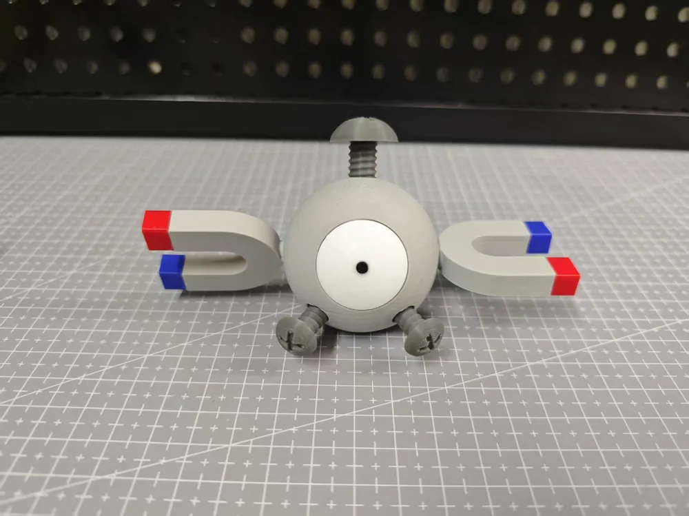 Magnemite Figurine (3 expressions/single color printing, fully ...