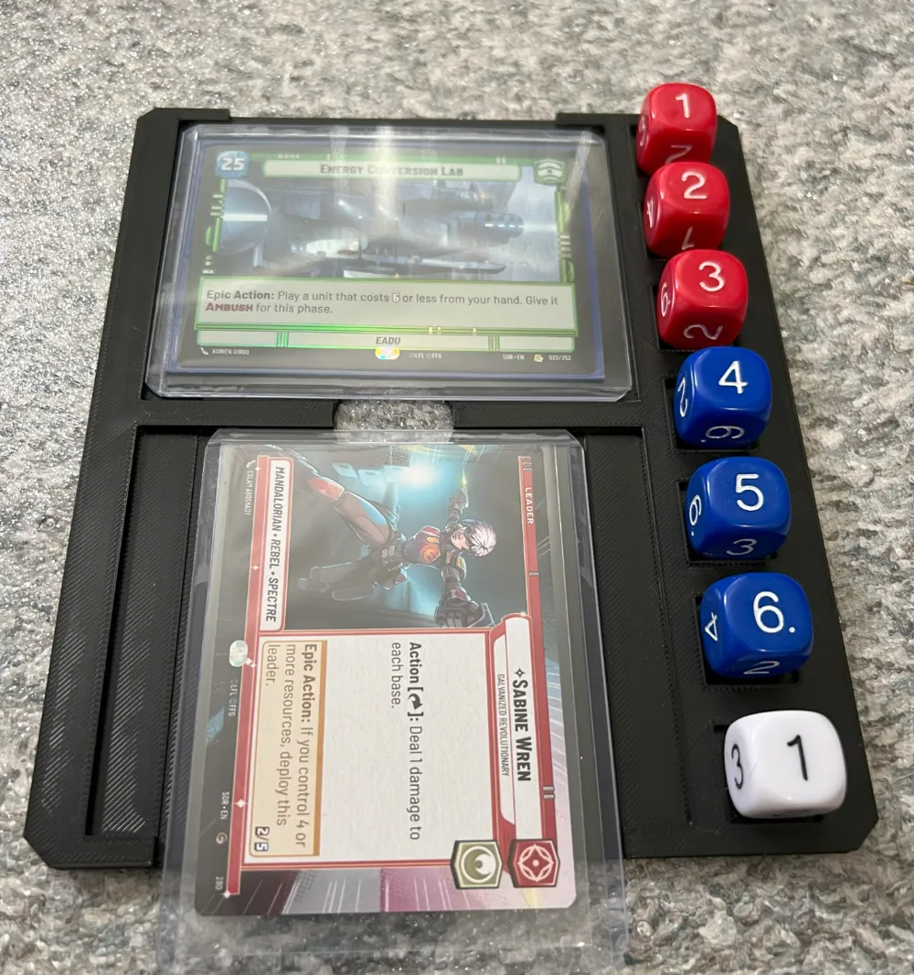 Star Wars Unlimited Base & Leader Dashboard A1Mini Remixed by Geegeez ...