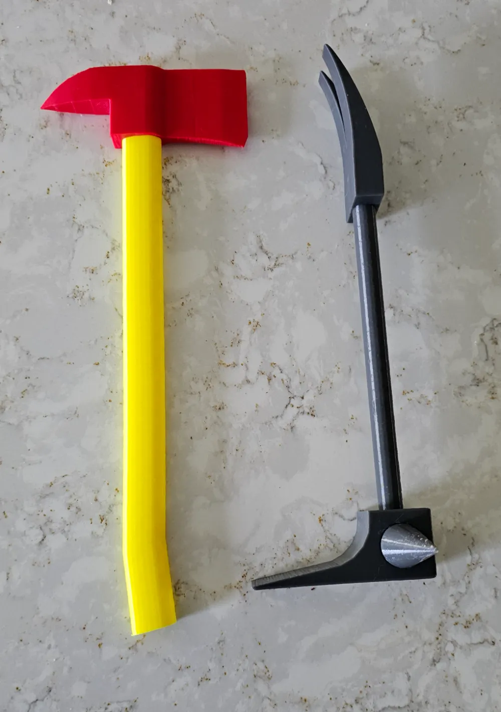 "The IRONS" Fire ax and halligan bar - Free 3D Print Model - MakerWorld