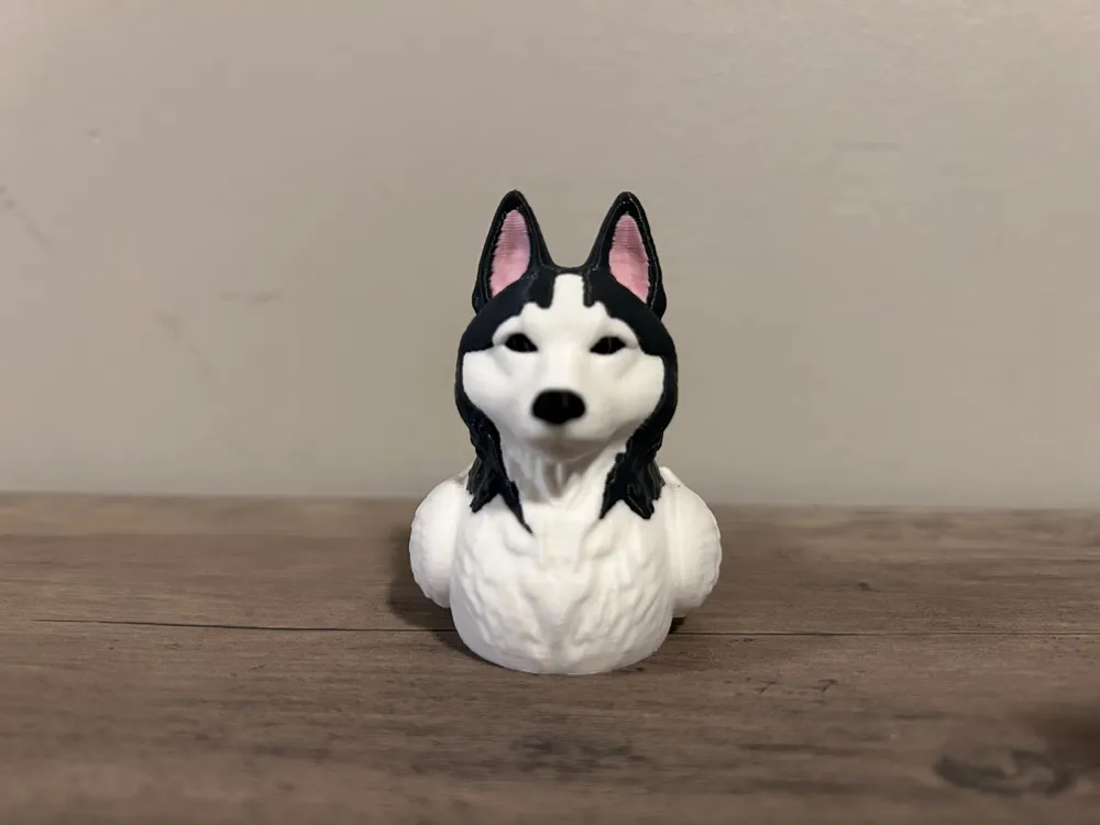 Siberian Husky Duck - Free 3D Print Model - MakerWorld