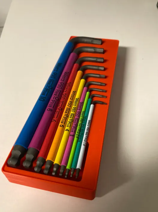 Wera Allen key holder by @BasementCNC - MakerWorld