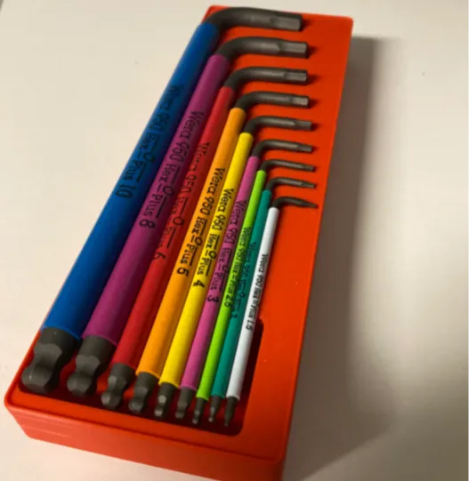 Wera Allen key holder by @BasementCNC - MakerWorld