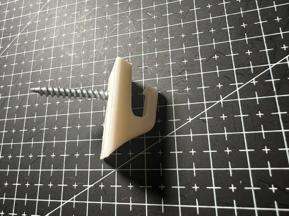 Wall Hook with Concealed Screws by guarisal - MakerWorld