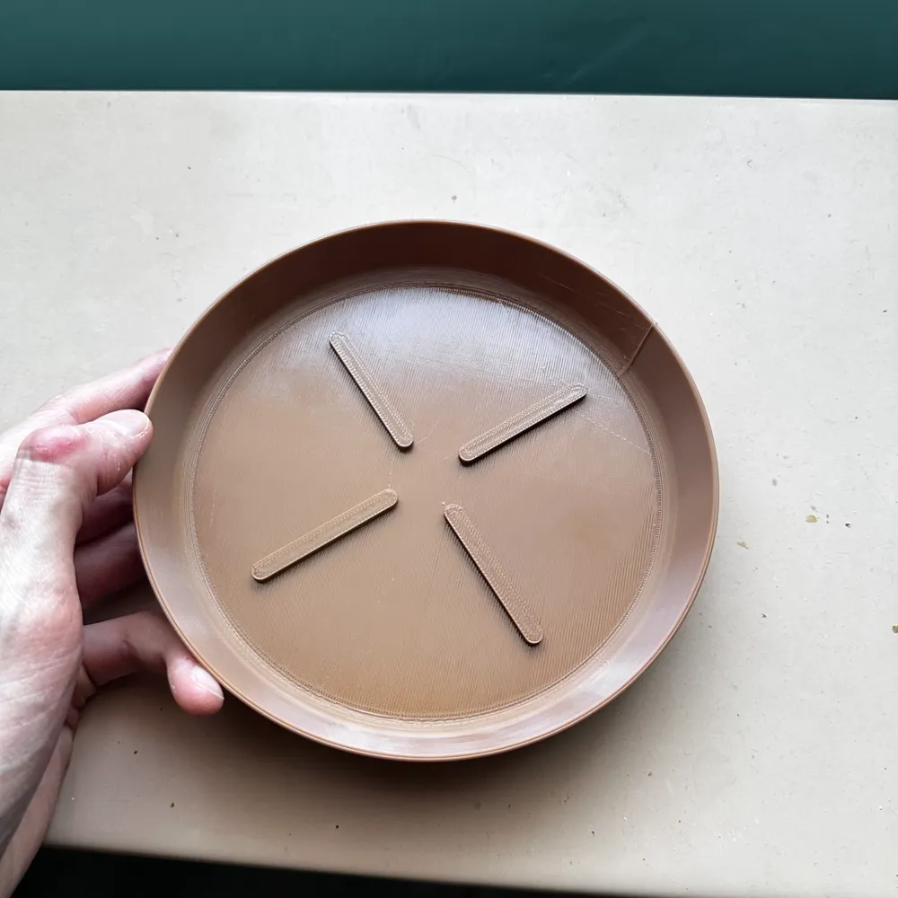 Simple plant pot tray, plate - Free 3D Print Model - MakerWorld