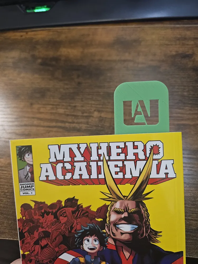 My Hero Academia Bookmark (English) - Free 3D Print Model - MakerWorld