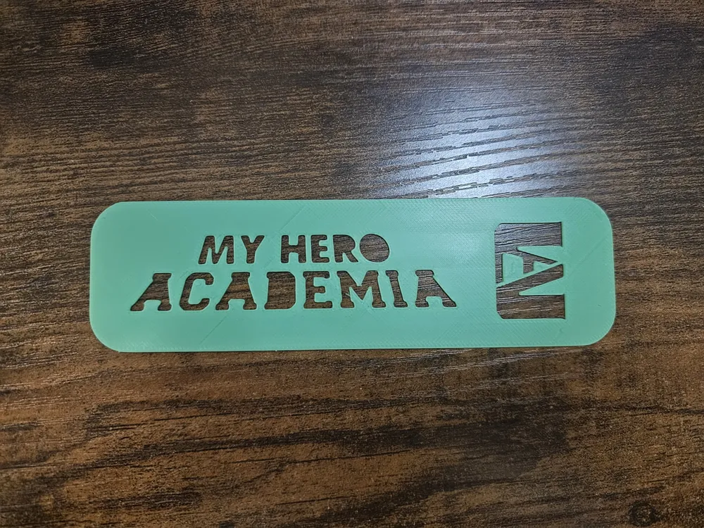 My Hero Academia Bookmark (English) - Free 3D Print Model - MakerWorld
