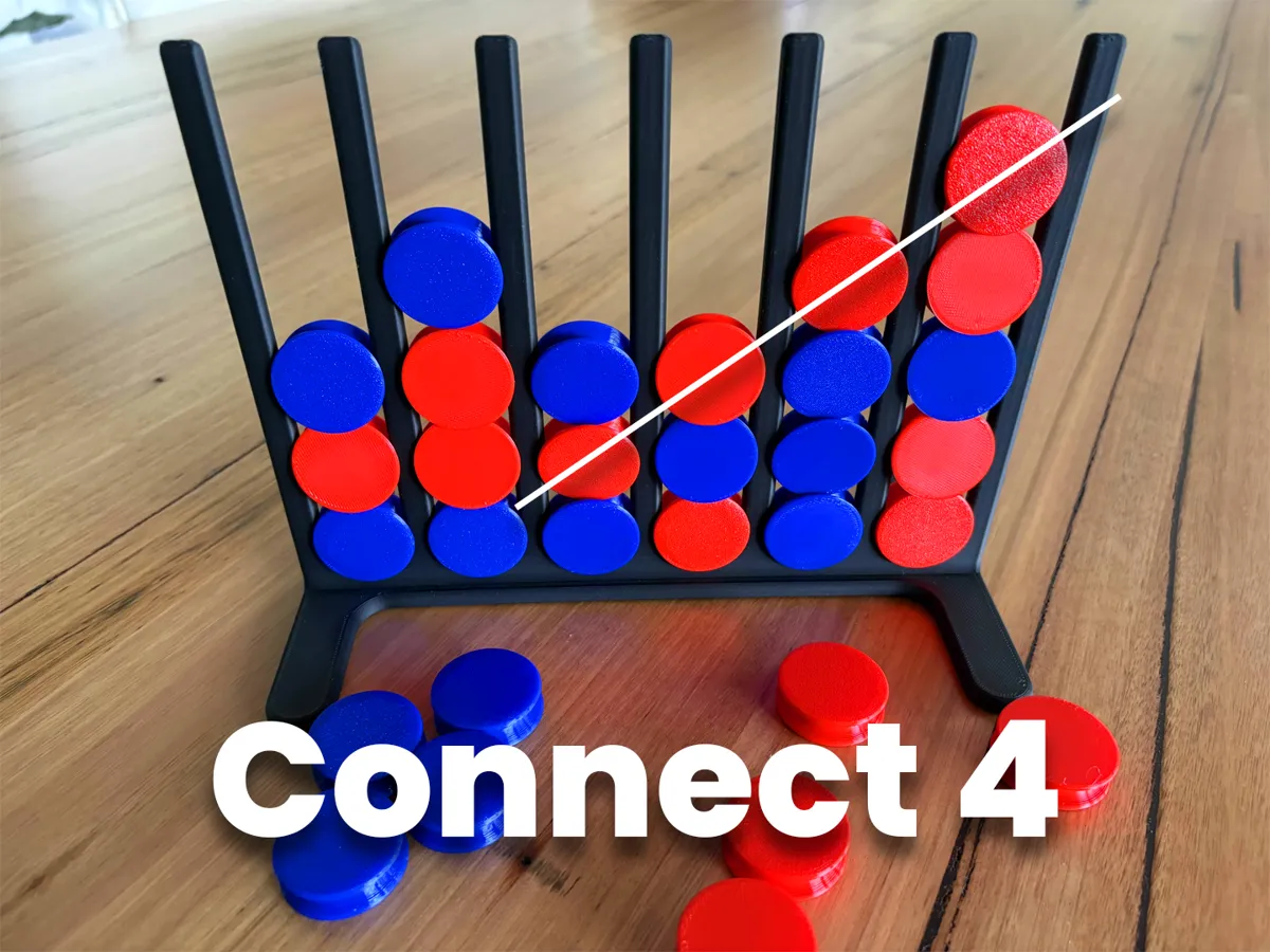 Connect 4! - Free 3D Print Model - MakerWorld
