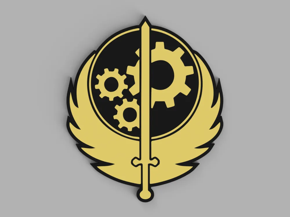 Fallout Brotherhood of Steel by jakubhroch - MakerWorld