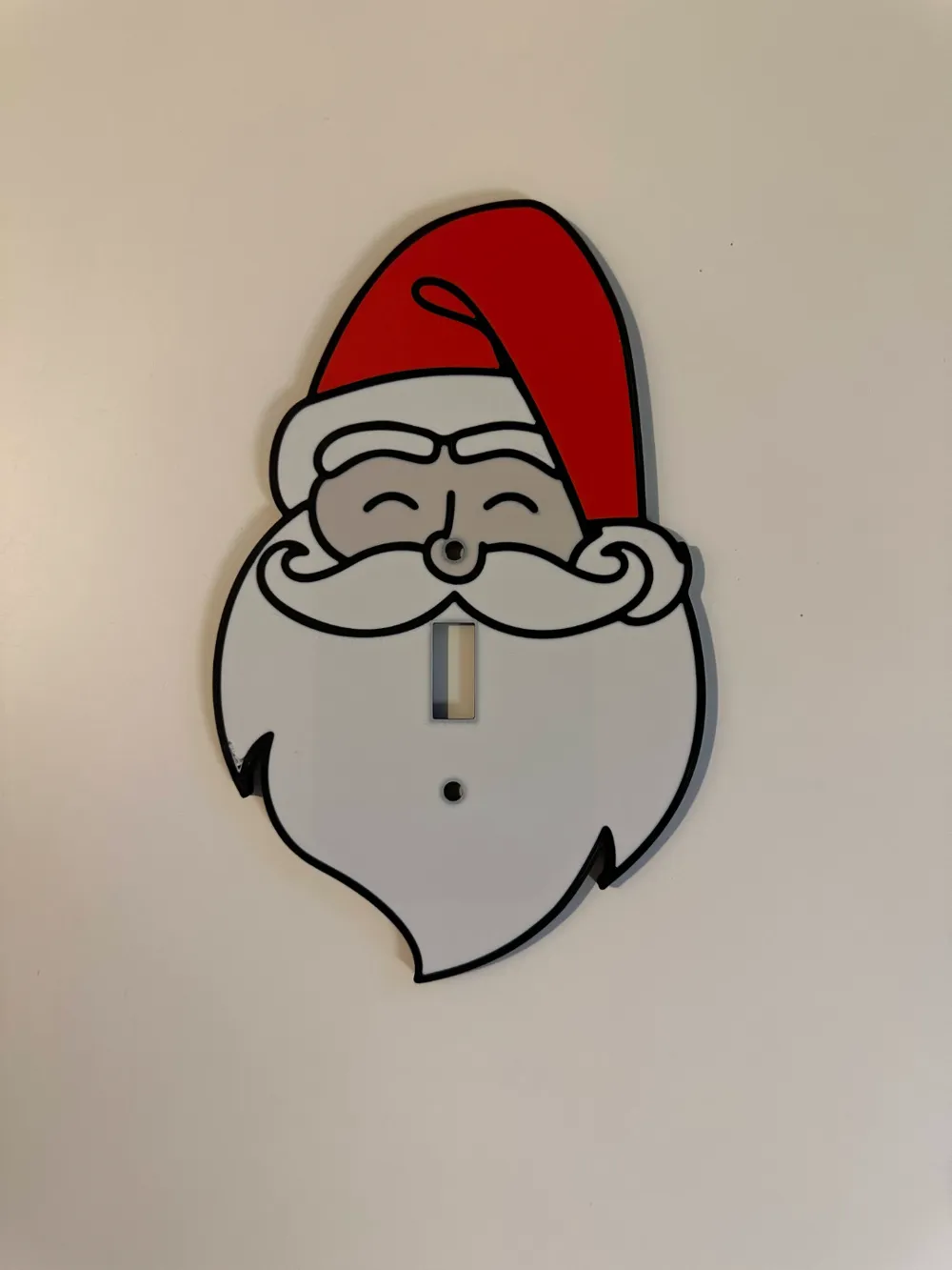 Santa - Light Switch Cover - Free 3D Print Model - MakerWorld