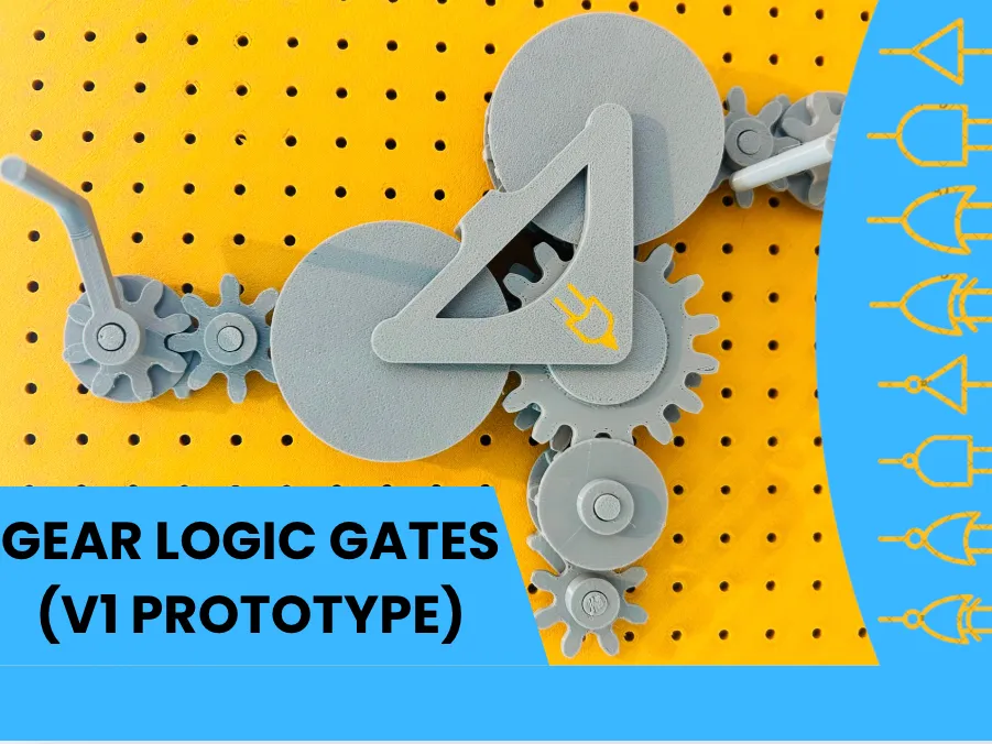 Gear Logic Gates (V1 Prototype) by Nops MakerWorld: Download Free 3D Models