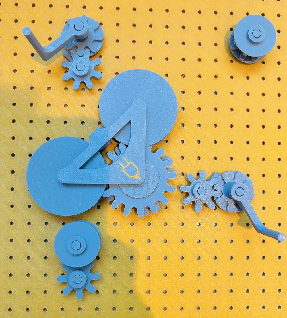 Gear Logic Gates (V1 Prototype) by Nops MakerWorld: Download Free 3D Models