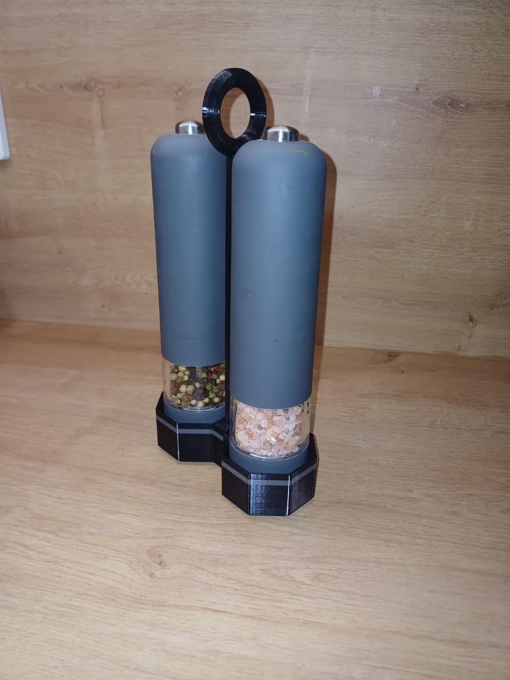 Salt and pepper spice mill holder (LIDL size) by Kiron 21 - MakerWorld