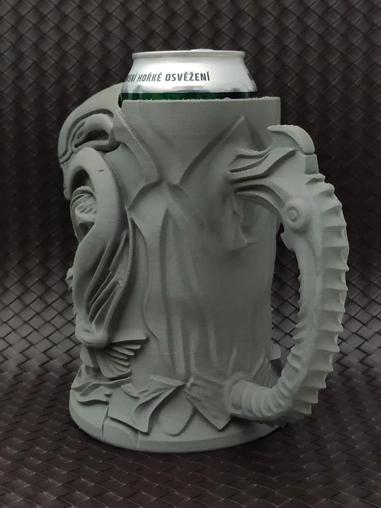 Alien - Xenomorph Can Holder /Beer mug (two types) - Free 3D Print ...