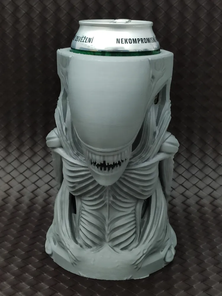 Alien - Xenomorph Can Holder /Beer mug (two types) - Free 3D Print ...