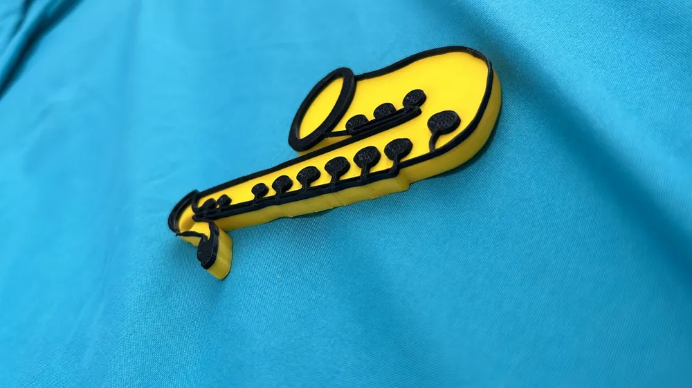 Saxophone keychain by The3dprinter MakerWorld: Download Free 3D Models