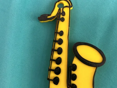 saxophone 3d print model download - MakerWorld