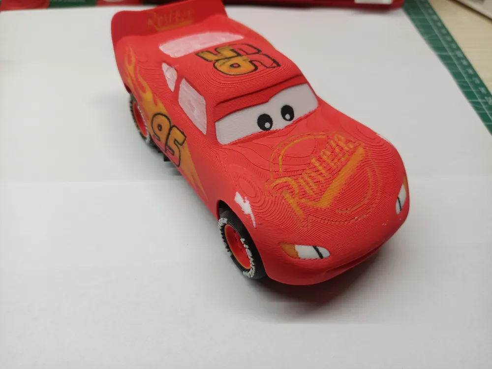 Cars McQueen [No Glue or Hardware] - Free 3D Print Model - MakerWorld