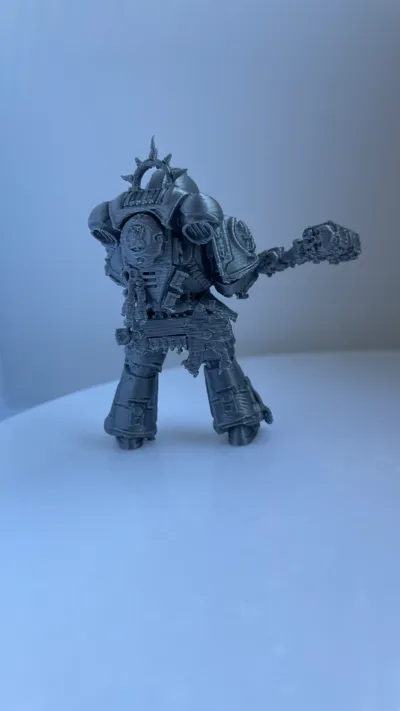 Warhammer space marine hammer soldier by sonyk256 - MakerWorld