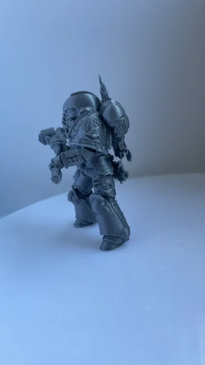 Warhammer space marine hammer soldier by sonyk256 - MakerWorld