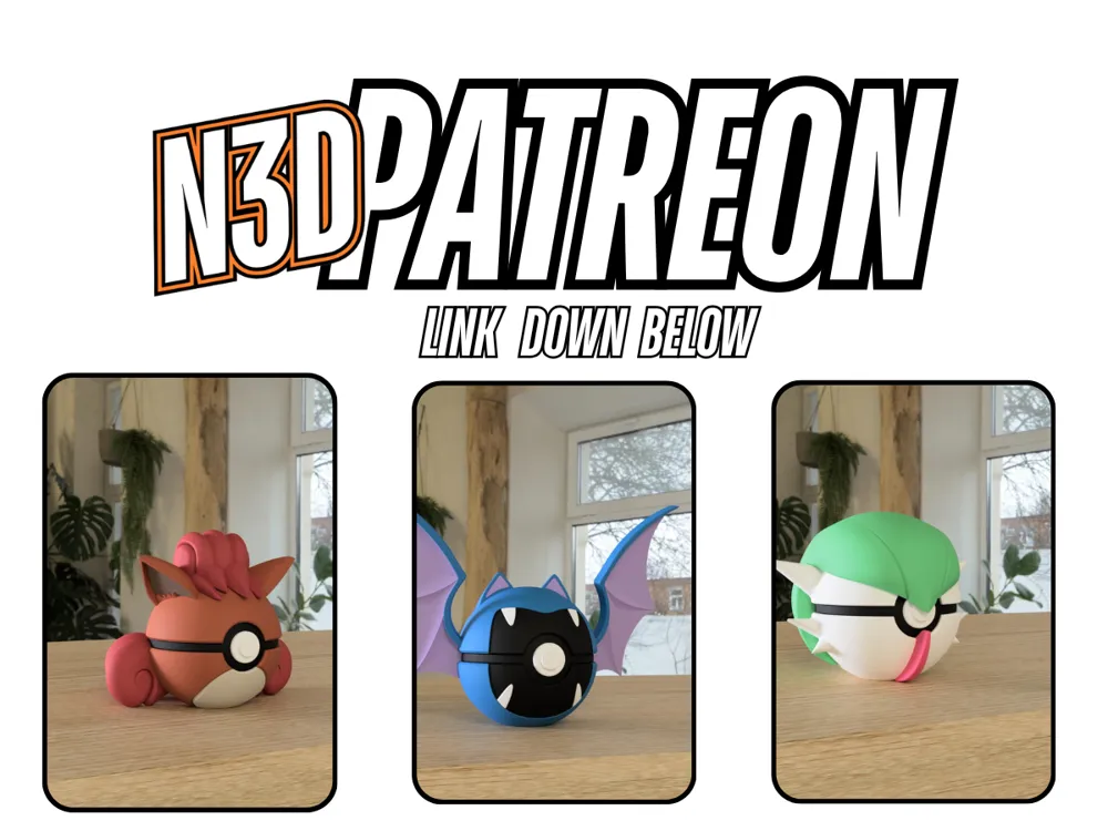 N3D 磁铁 - 皮卡丘 来自 N3D MakerWorld：免费下载 3D 模型