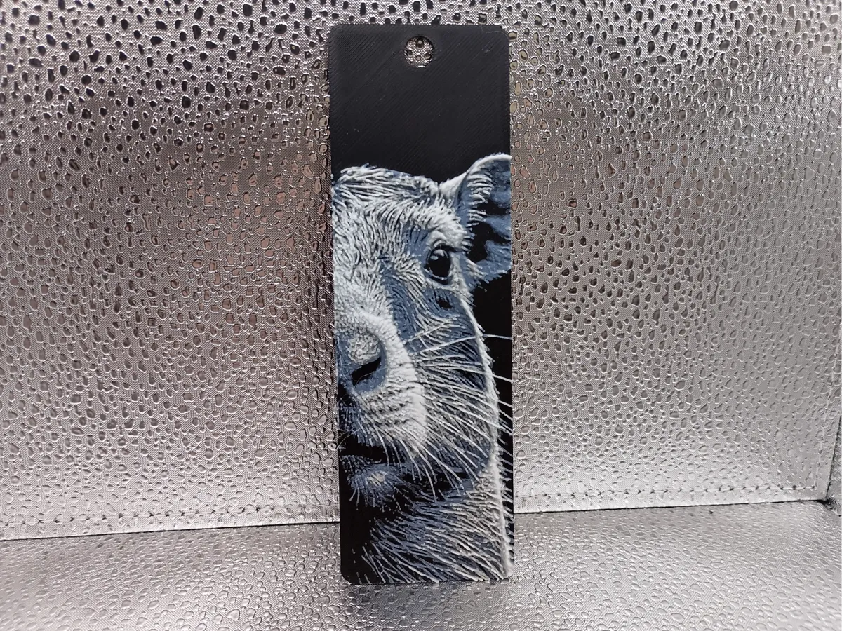 Capybara Bookmark – Hueforge - Free 3D Print Model - MakerWorld