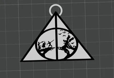 Harry Potter - The deathly hallows Book holder by lrcustoms - MakerWorld