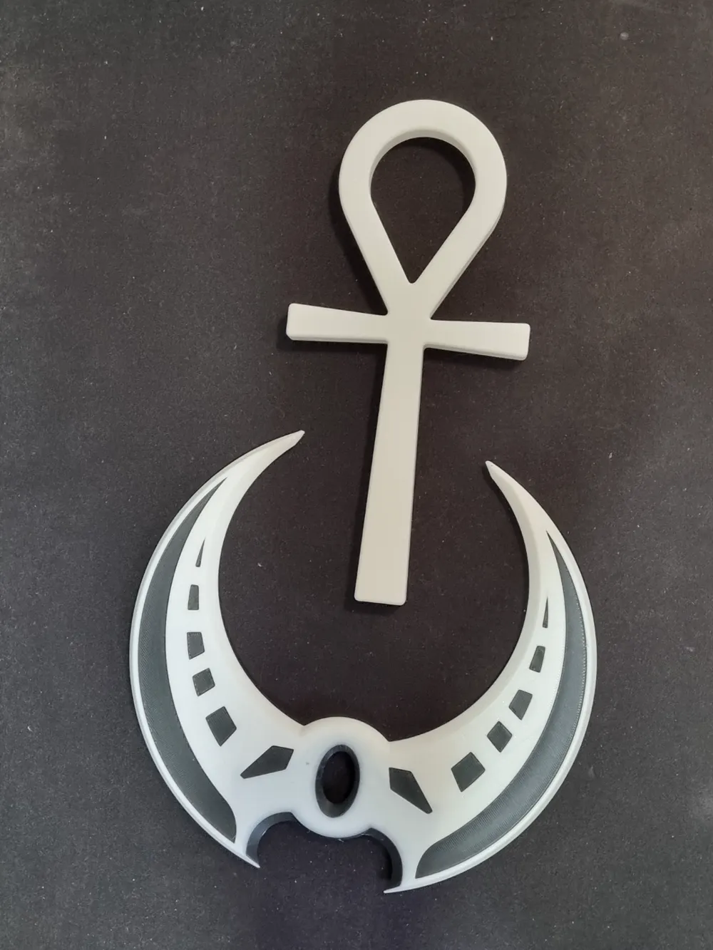 Moon knight Kit - Cresent dart and Ankh - Free 3D Print Model - MakerWorld