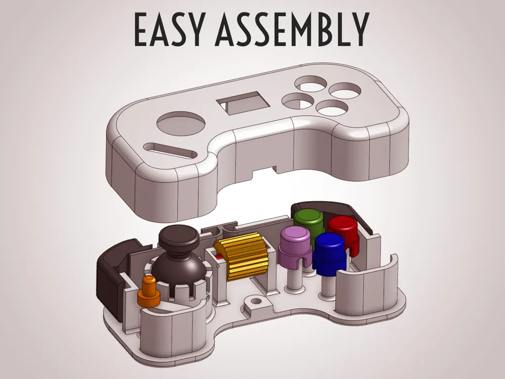 Mini Controller Toy / Fidget Gadget by Jaatinen3D - MakerWorld