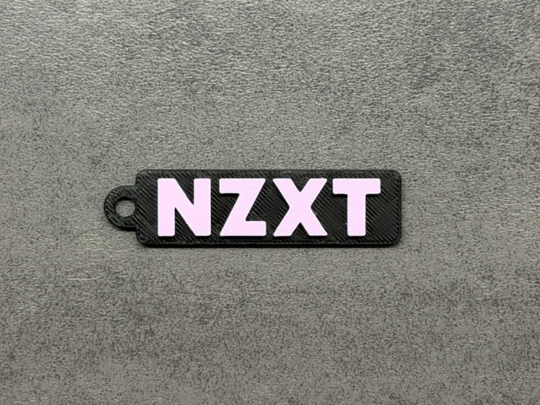 NZXT Logo Keychain - Free 3D Print Model - MakerWorld