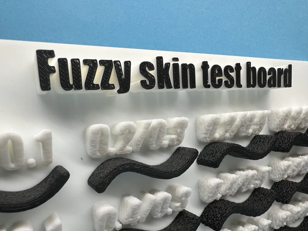 Fuzzy Skin Test Board by Venoe22 MakerWorld: Download Free 3D Models