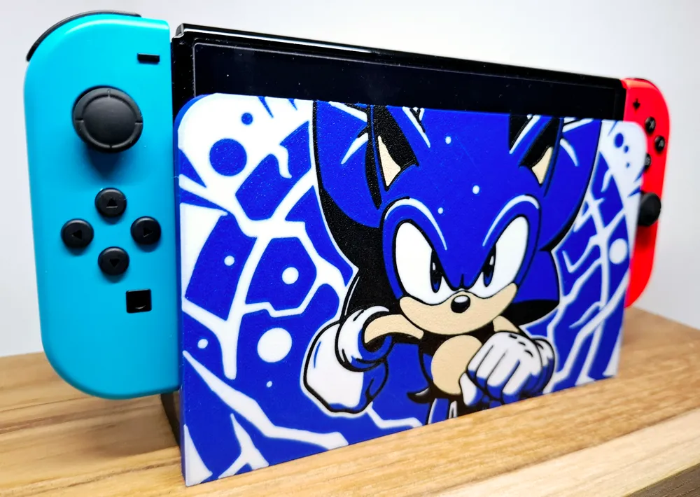 Carcasa Switch Edición: "Sonic" por Kmit3D - MakerWorld