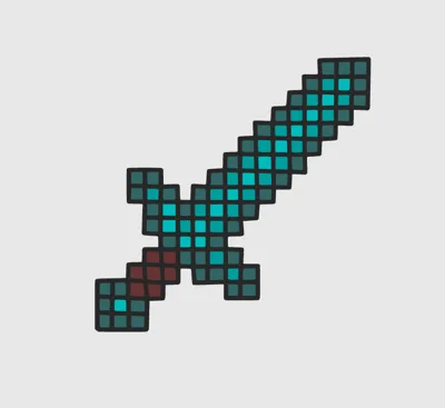 Minecraft Sword Keychain by Lozagon1234 - MakerWorld