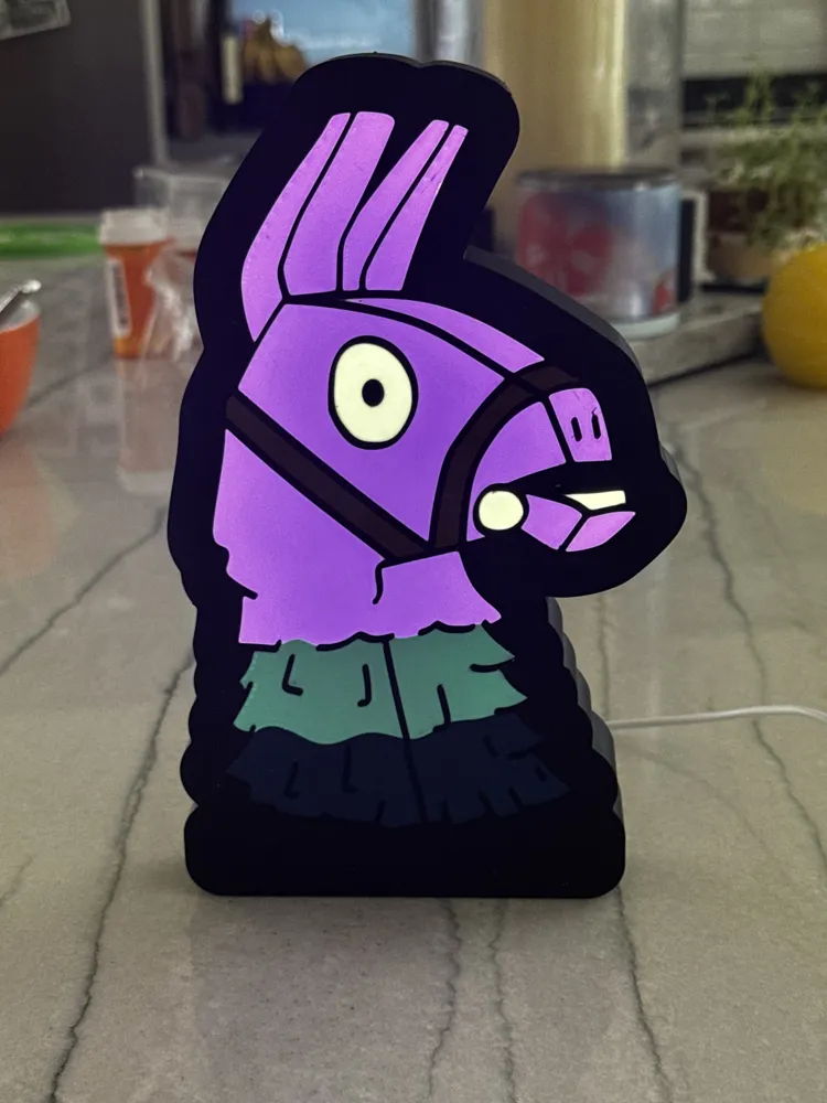 Fortnite Llama Pinata Lightbox - Free 3D Print Model - MakerWorld