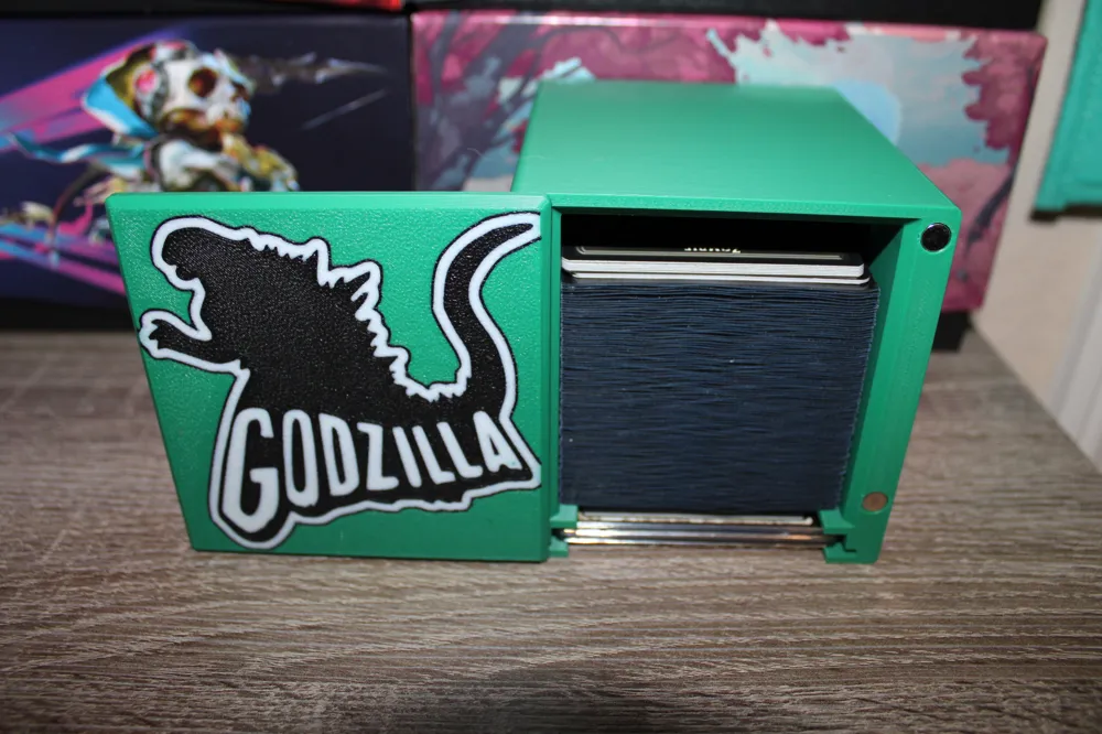 MTG EDH Commander Showcase Deck Box - Godzilla by Westly - MakerWorld