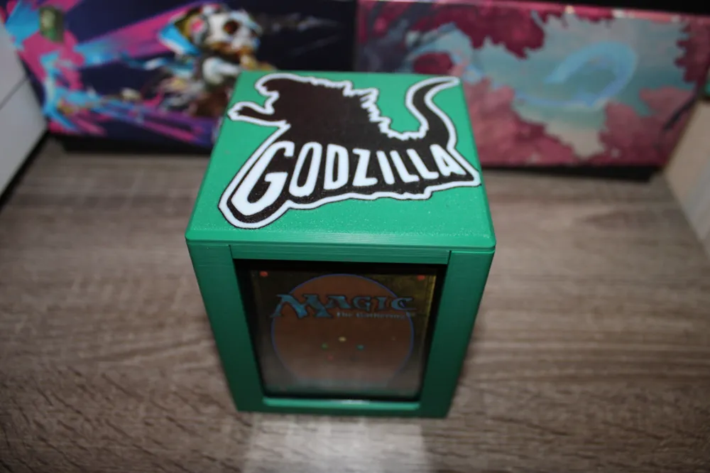 MTG EDH Commander Showcase Deck Box - Godzilla by Westly - MakerWorld